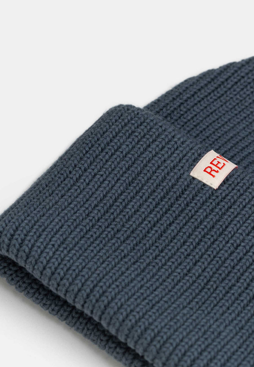 Big Fold Up Beanie / 9320 - Dustblue – Revolution.eu
