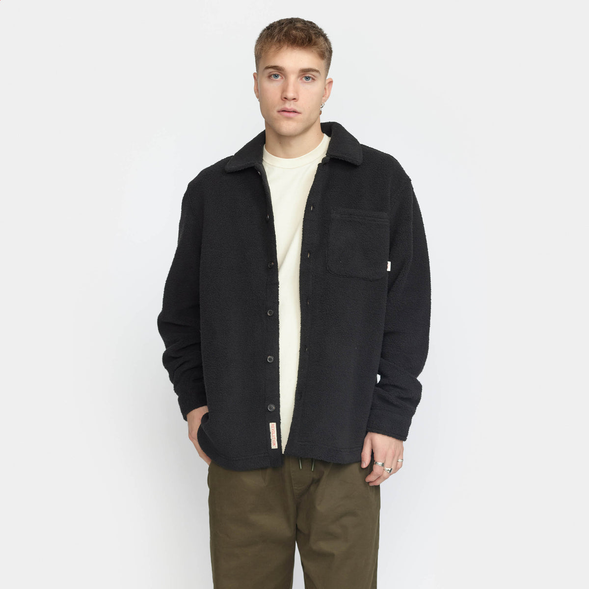Fleece Overshirt / 3118 - Black – Revolution.eu