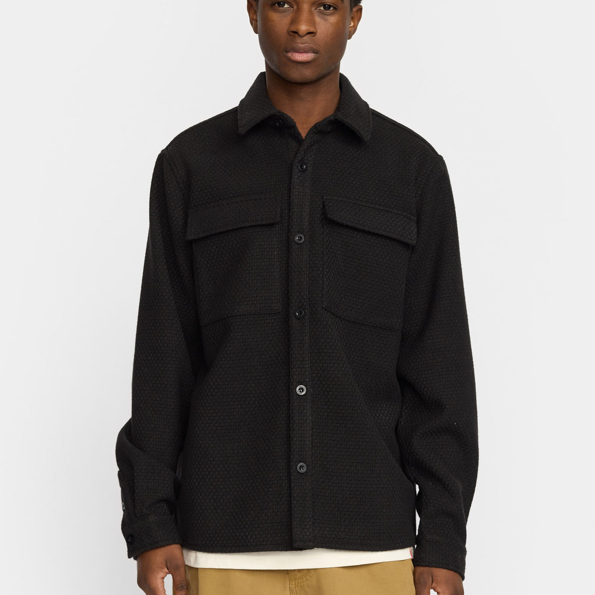 Utility Overshirt / 3215 - Black – Revolution.eu